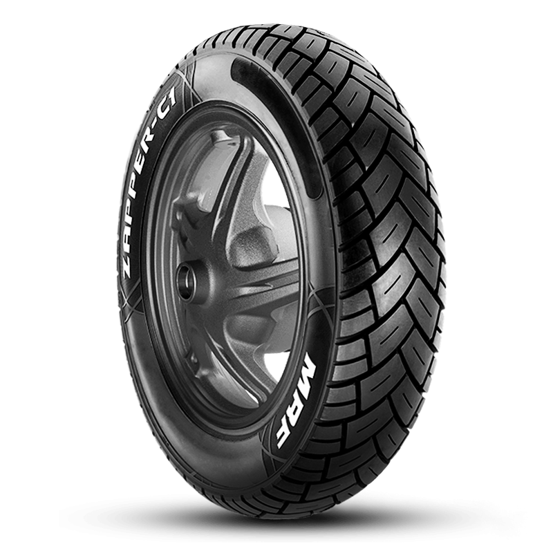 90/100-10 53J ZAPPER C1 TL | MRF Tyres and Service